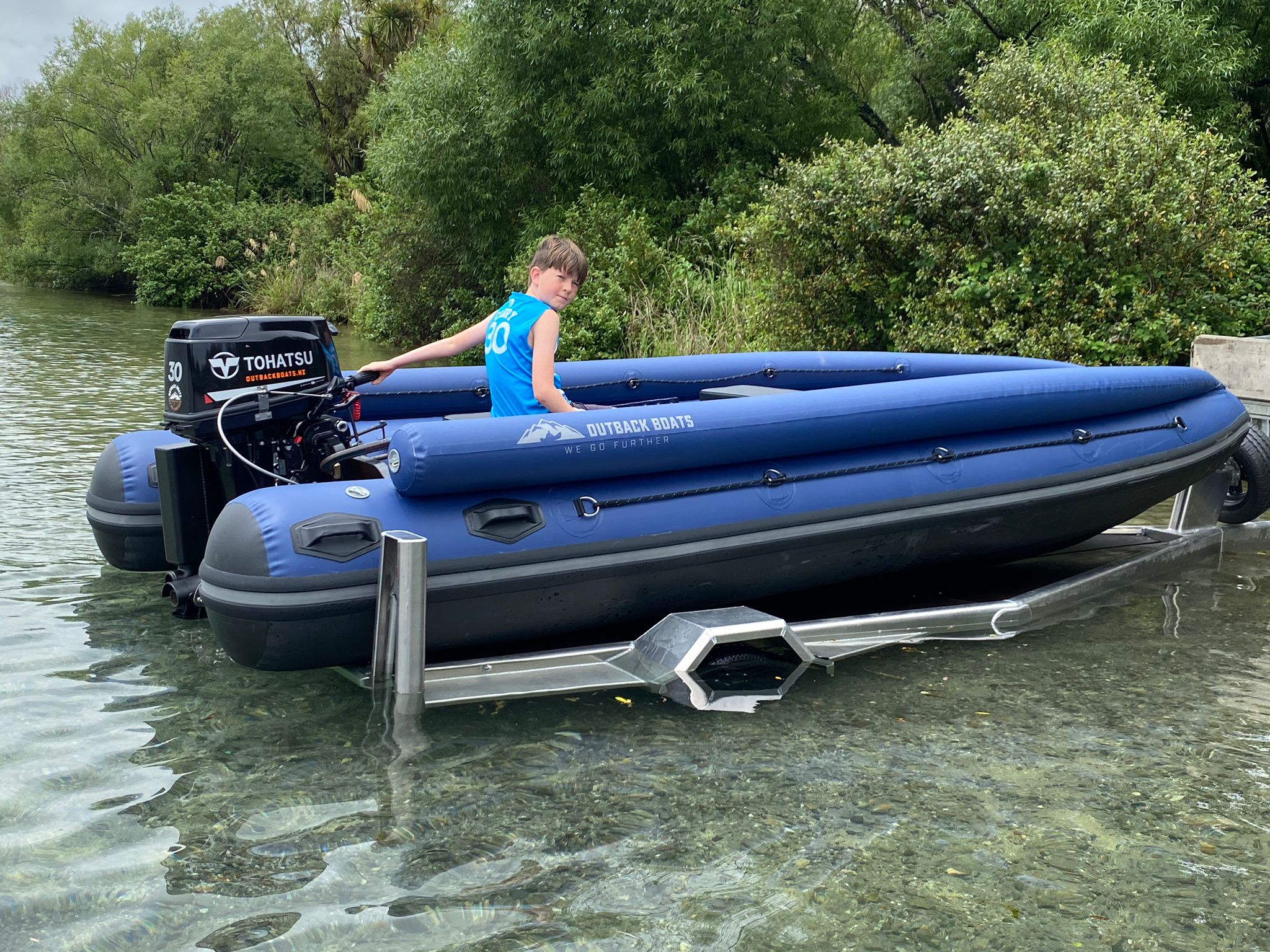 Extreme 47 Tiller Steer Package – Outback Boats