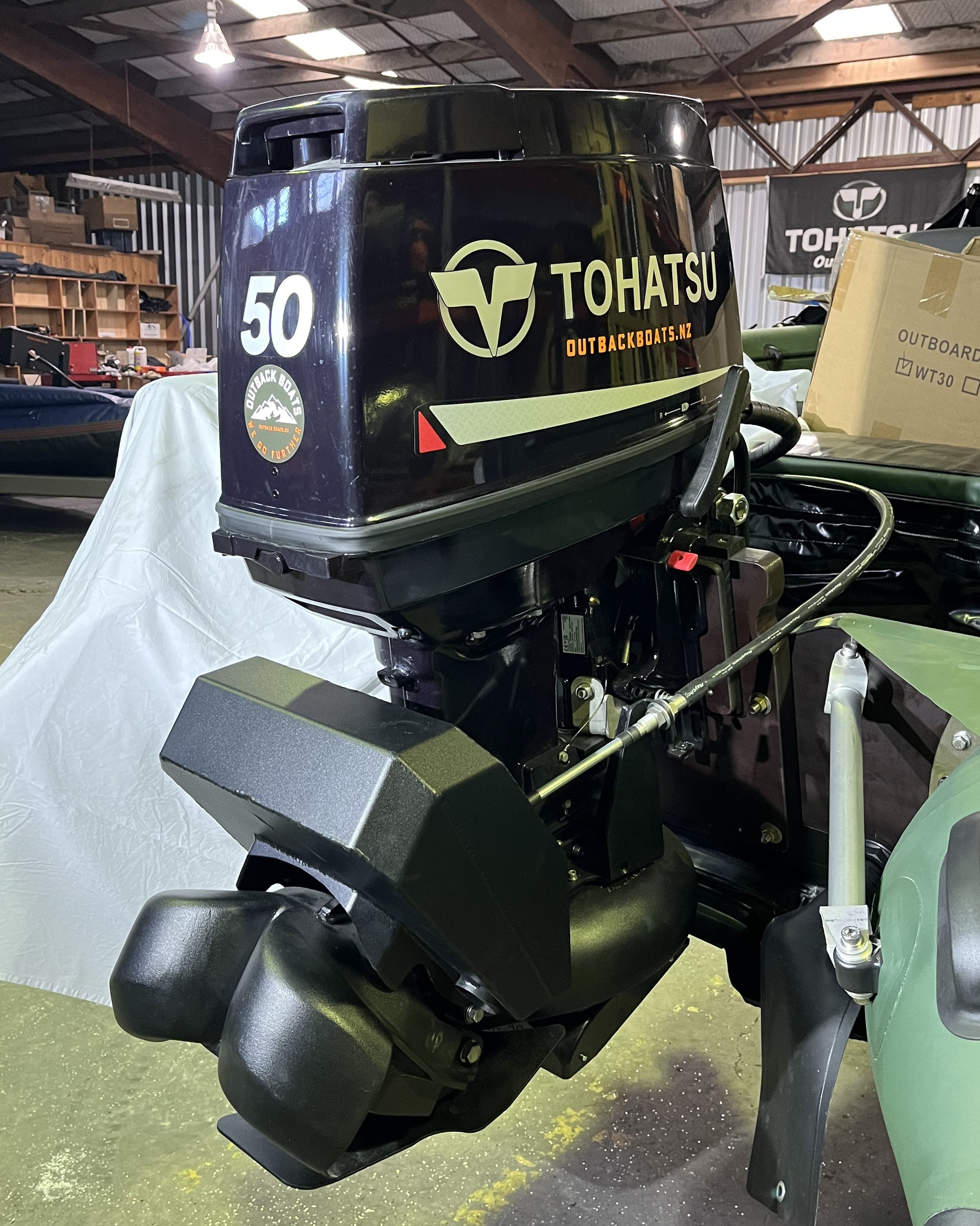 Tohatsu 50hp 2-stroke Jet Drive – Outback Boats